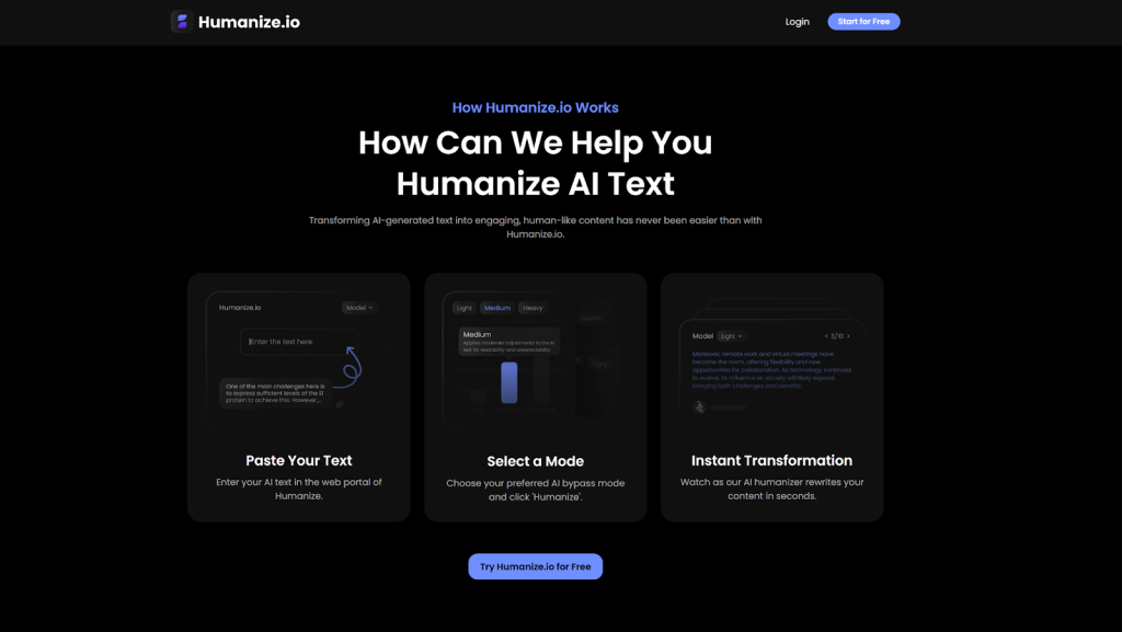 Humanize.io Review: The Ultimate Humanizer to Make AI Text Undetectable ...
